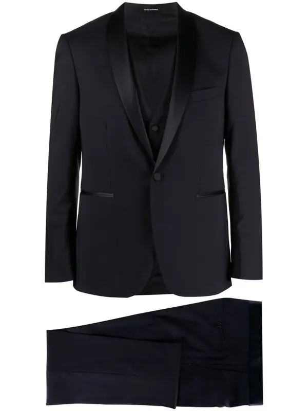 Tagliatore Single-breasted Virgin Wool Blend Suit