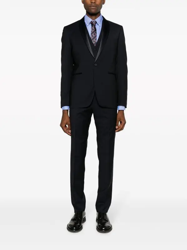 Tagliatore Single-breasted Virgin Wool Blend Suit