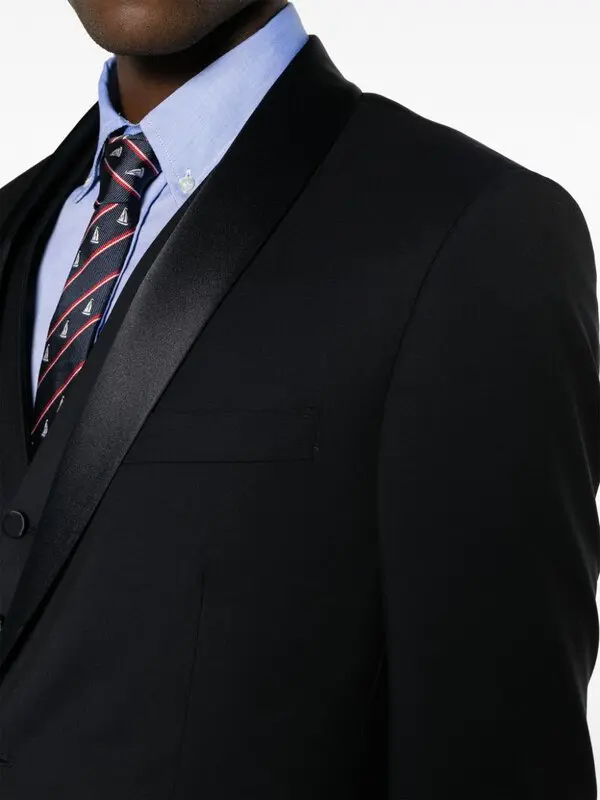 Tagliatore Single-breasted Virgin Wool Blend Suit