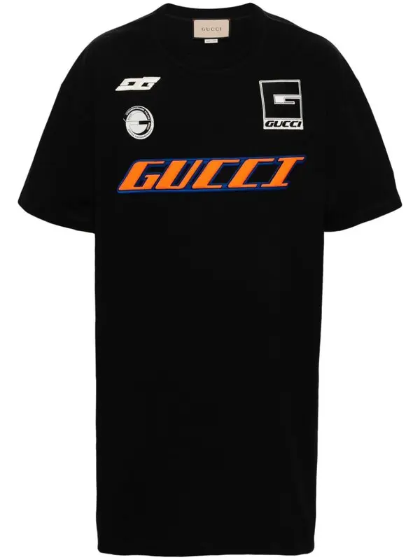 Gucci Logo-print Cotton T-shirt - Black