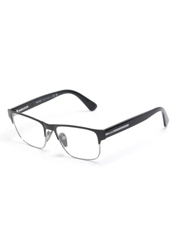 Prada Rectangle-frame Logo Glasses