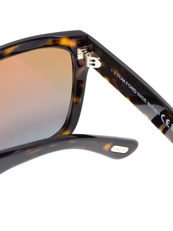 TOM FORD Tortoiseshell D-frame Sunglasses