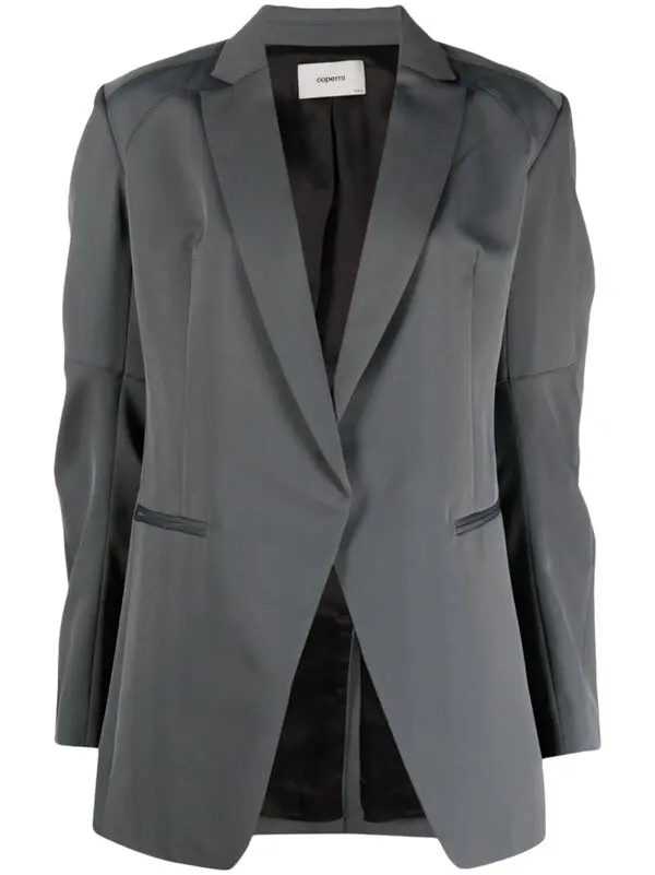 Coperni Herringbone-pattern Biker Blazer