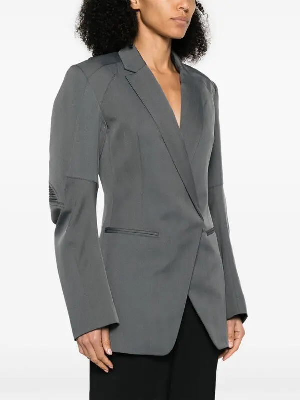 Coperni Herringbone-pattern Biker Blazer