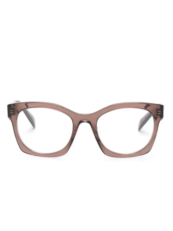 Prada Transparent-frame Glasses - Brown