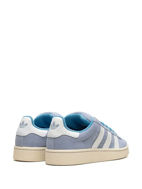 Adidas Calf-leather Round-toe Sneakers