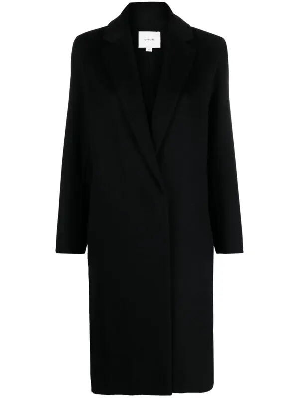 Vince Notched-lapel Trench Coat - Black