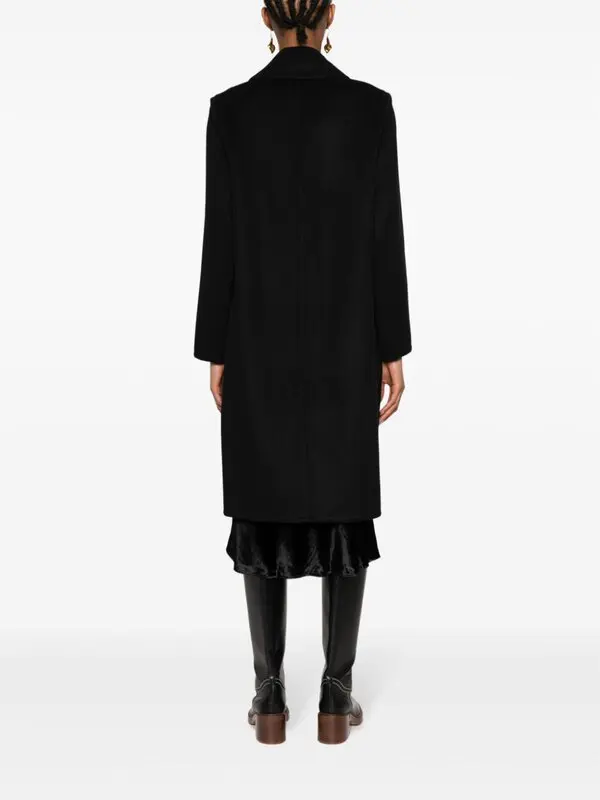 Vince Notched-lapel Trench Coat - Black