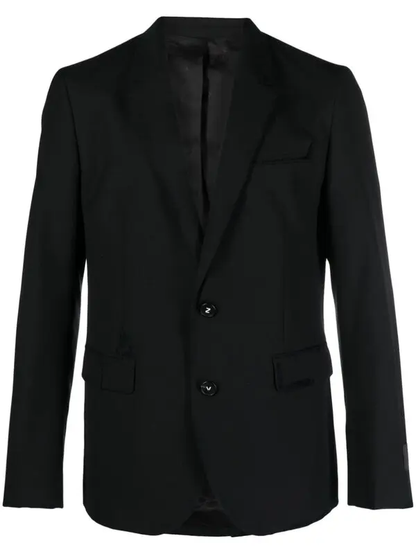 Zadig&Voltaire Viks Single-breasted Raw Edge Blazer - Black