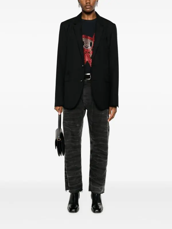 Zadig&Voltaire Viks Single-breasted Blazer