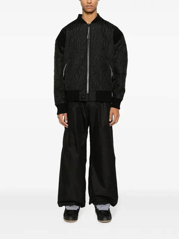VIVIENNE WESTWOOD Logo-stitch Quilted Bomber Jacket