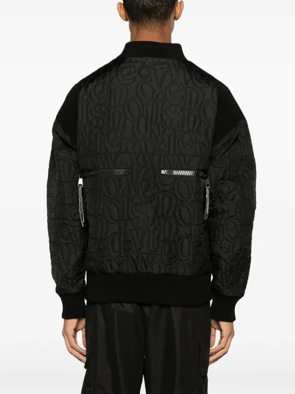 VIVIENNE WESTWOOD Logo-stitch Quilted Bomber Jacket