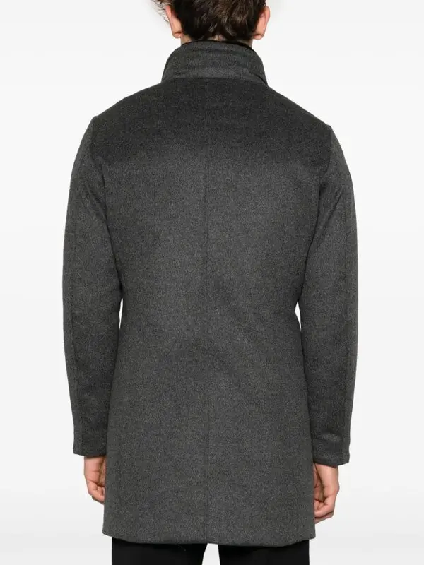 MOORER Bond-fur-le Padded Coat - Grey