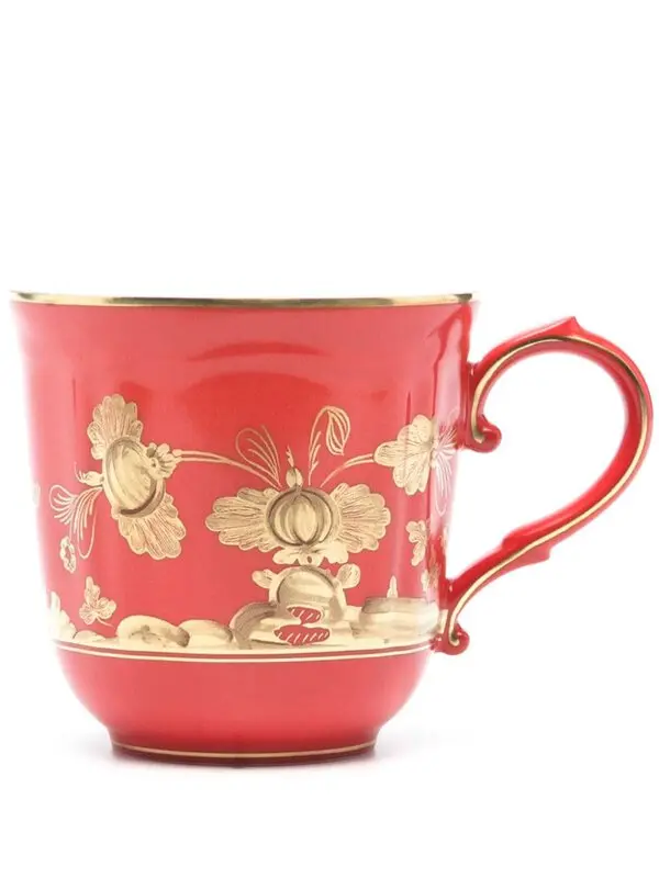 GINORI 1735 Floral-print Mug - Red