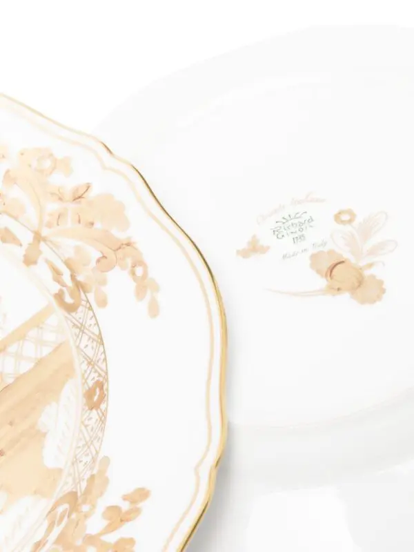 GINORI 1735 Oriente Italiano Aurum Porcelain Plate - White