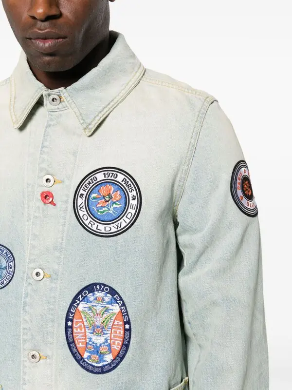Kenzo Travel Badge Denim Jacket