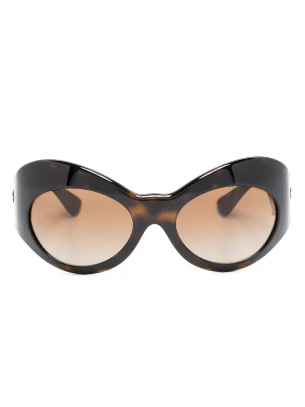 Versace Medusa Shield Sunglasses - Brown
