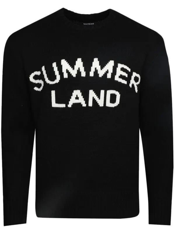 NAHMIAS Intarsia-knit Crew-neck Jumper
