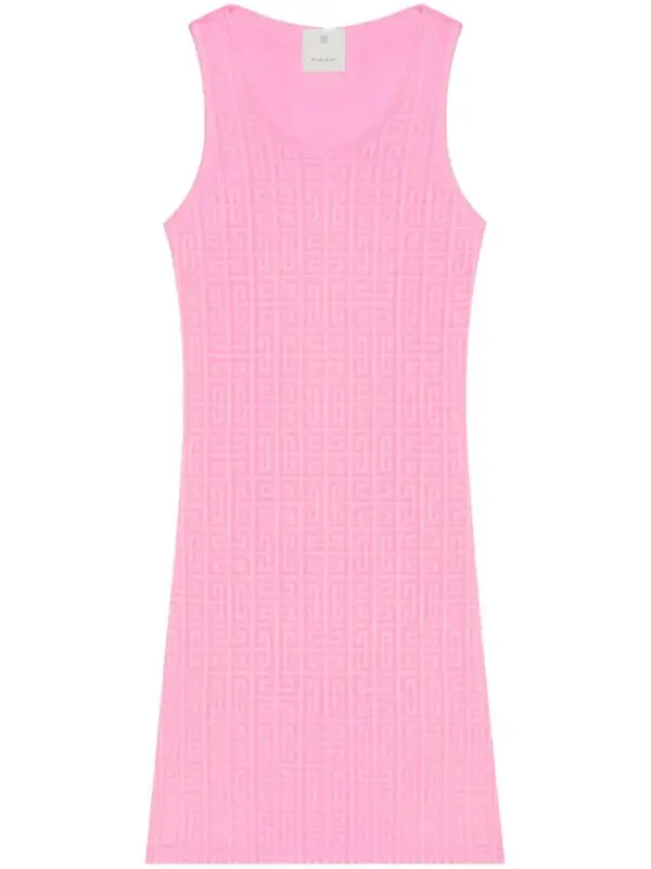 Givenchy 4g Towelling-finish Minidress - Pink