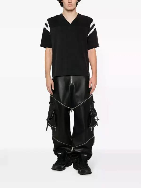 Off-White Adjustable Leather Cargo Trousers