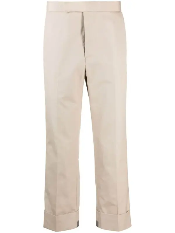 Thom Browne Tailored Cropped Trousers