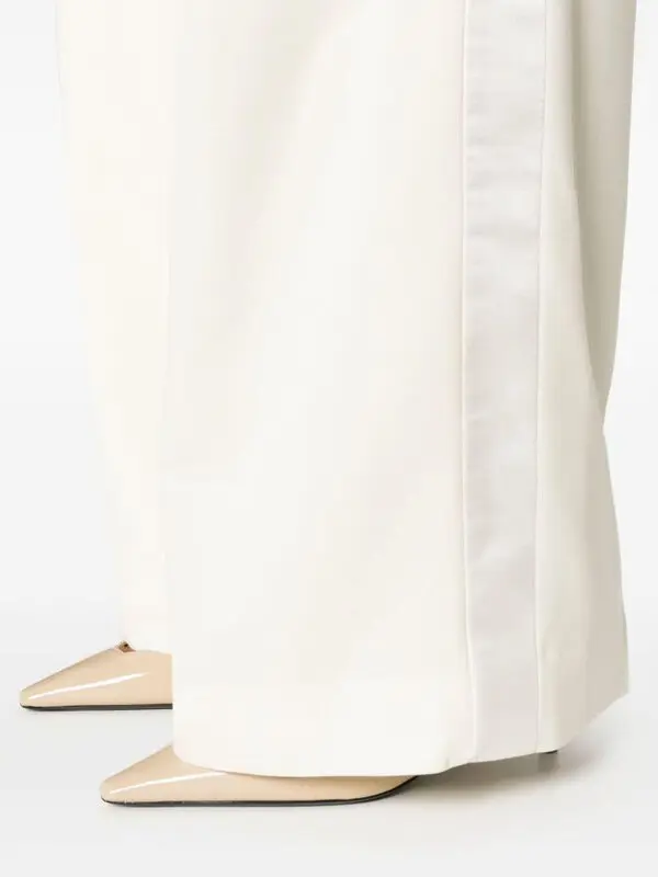 Wardrobe.NYC Pleated Wide-leg Trousers - Neutrals
