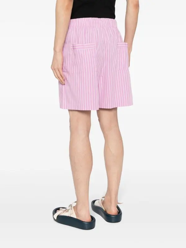 TEKLA Striped Cotton Pyjama Shorts