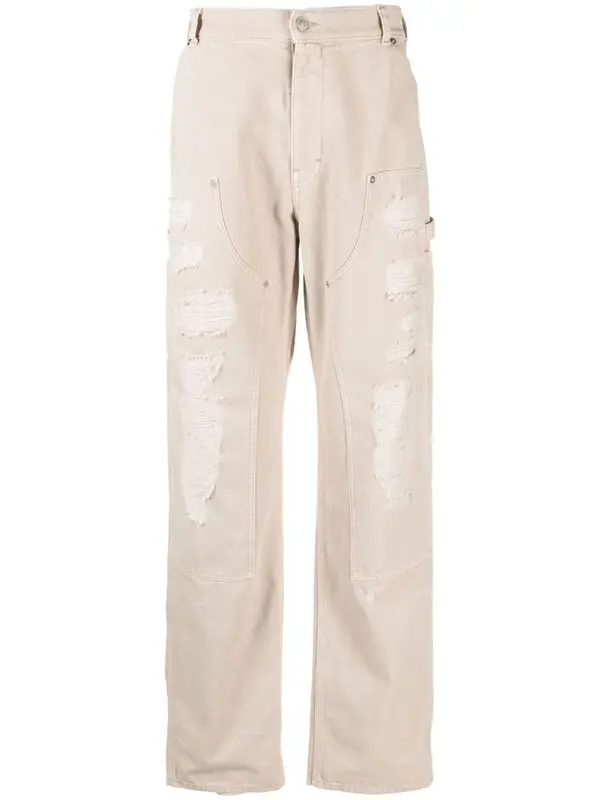 1017 Alyx 9sm Destroyed Canvas Carpenter Trousers
