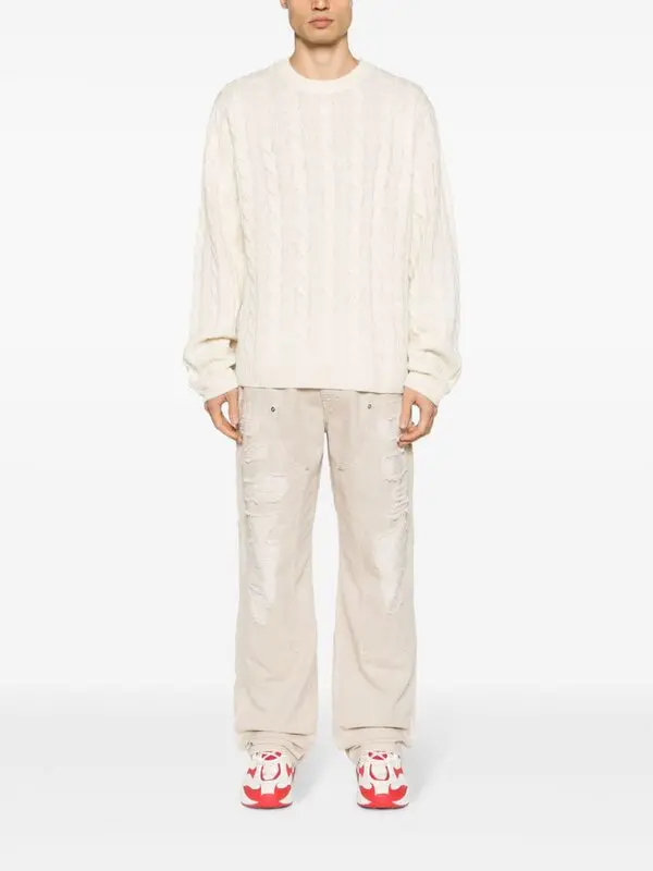 1017 Alyx 9sm Destroyed Canvas Carpenter Trousers