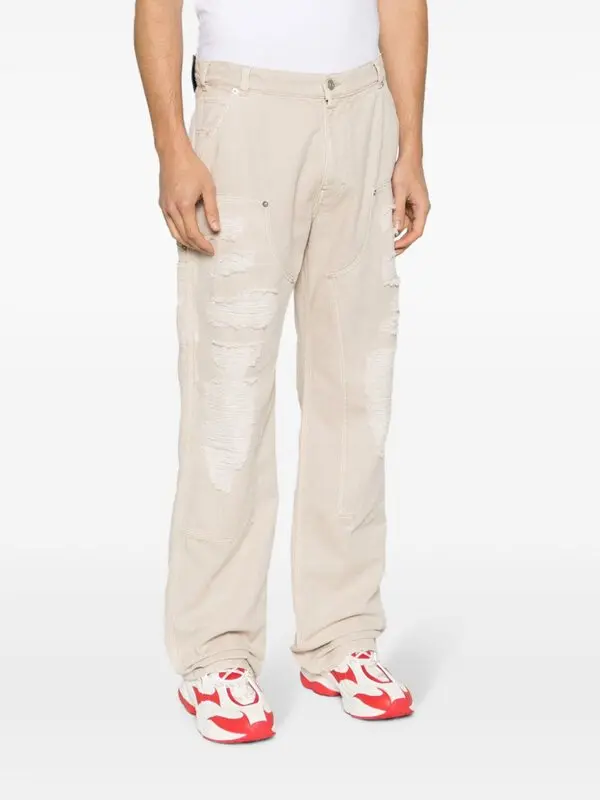 1017 Alyx 9sm Destroyed Canvas Carpenter Trousers