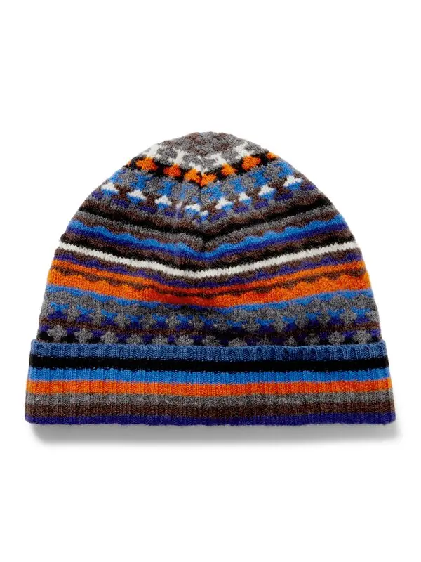Missoni Wool Beanie Hat Unisex Missoni - Embroidered Ribbed Wool Beanie Missoni main image 4