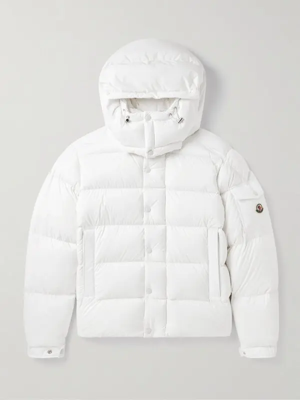 Moncler Vezere Quilted Nylon Down Jacket - White