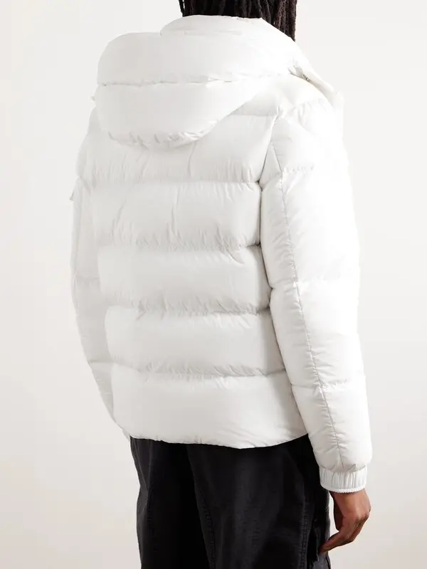 Moncler Vezere Quilted Nylon Down Jacket - White