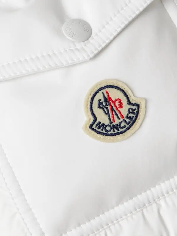 Moncler Vezere Quilted Nylon Down Jacket - White