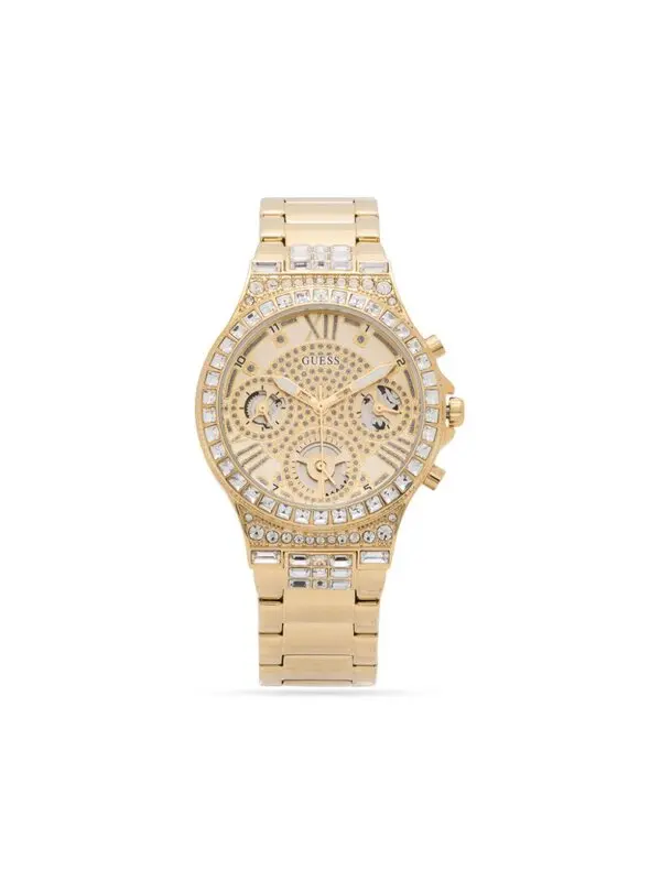 Guess Moonlight Quartz 37mm Watch - Gold