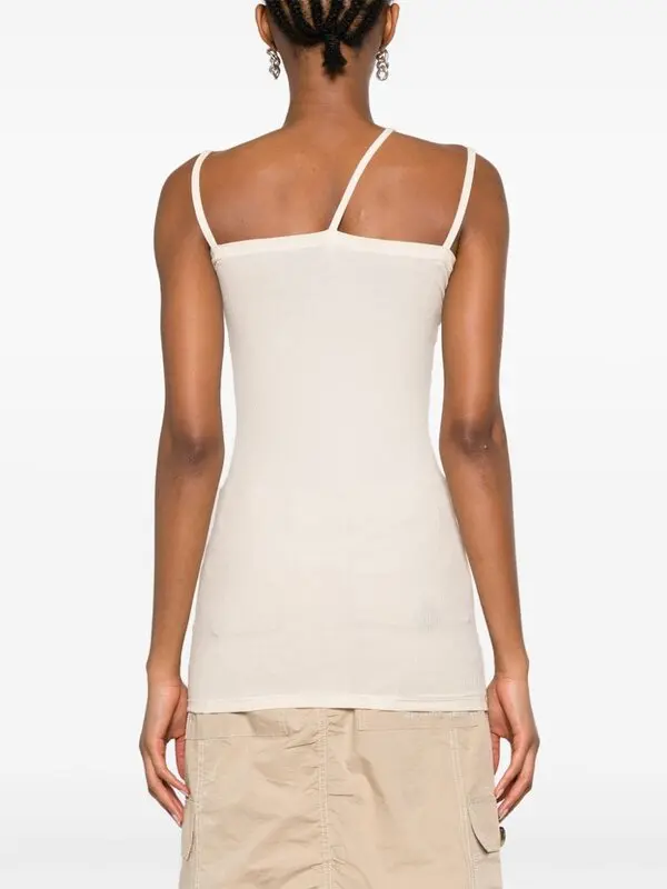BASERANGE Nida Square-neck Top - Neutrals