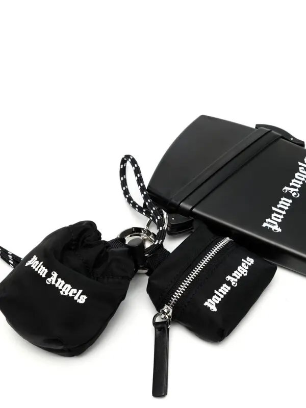 Palm Angels Logo-print Taffeta Keychain