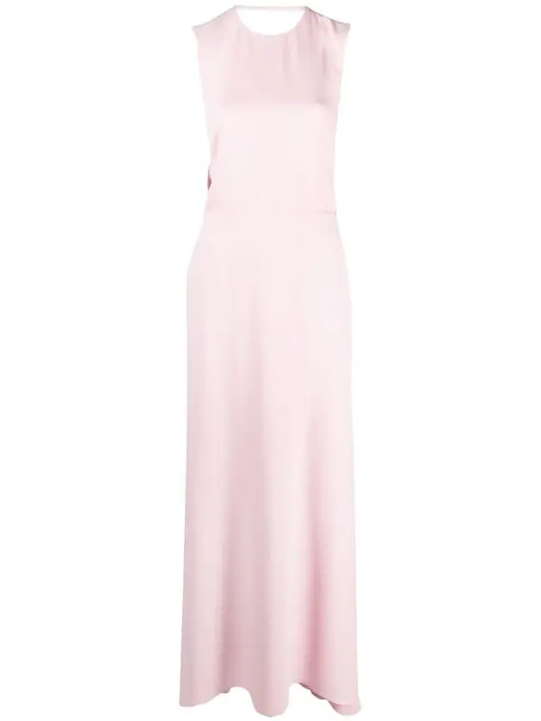 Valentino Garavani Bow-embellished Silk Gown