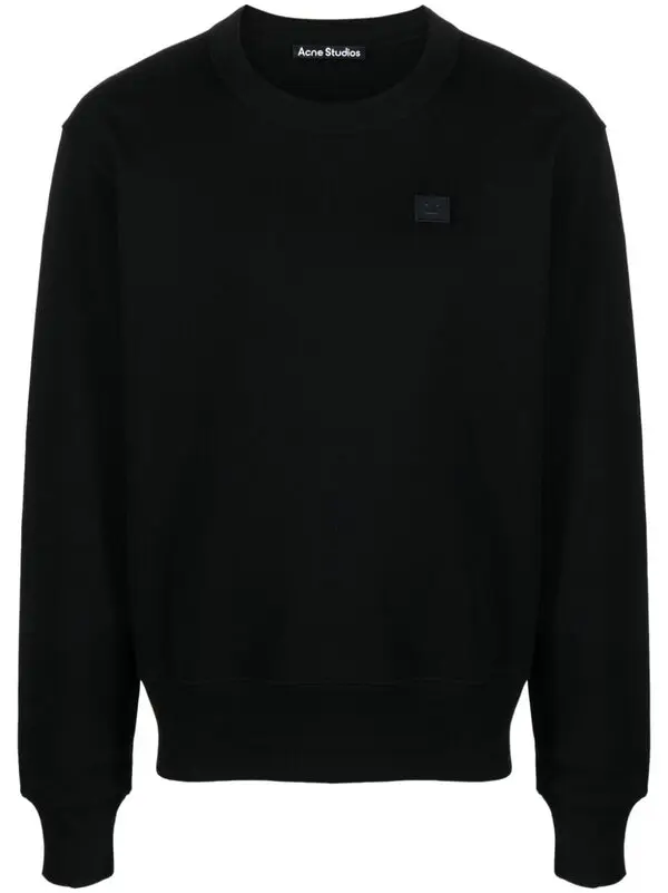 Acne Studios Logo-appliqué Jersey Sweatshirt