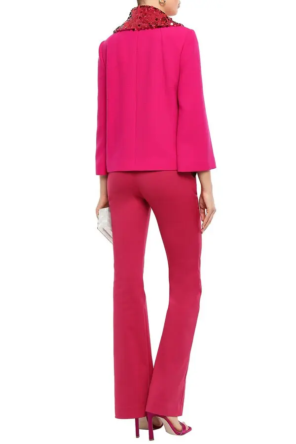 Dolce & Gabbana Embellished Wool-blend Crepe Jacket