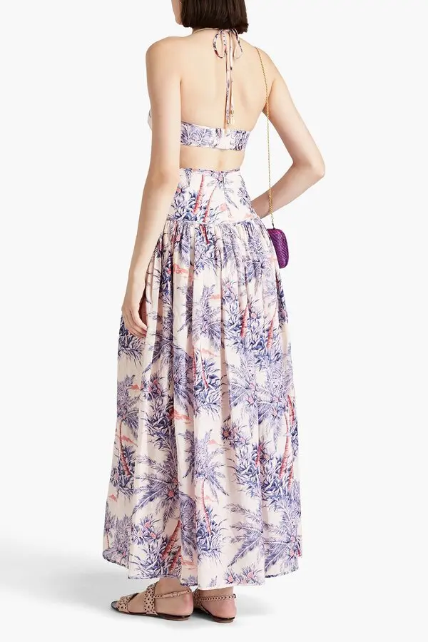 embroidered white maxi dress Floral Embroidered Tank Maxi Dress