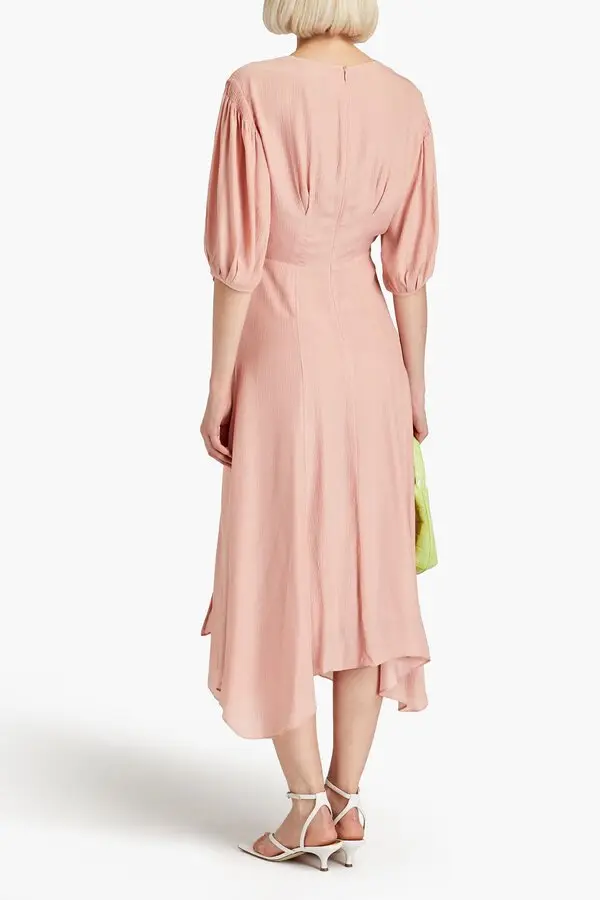 tove pink dress Solene cotton-blend midi dress in pink - Tove