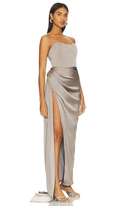 Katie May Bita Gown - Metal
