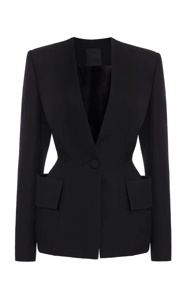 Givenchy Hourglass Tailored Wool Blazer