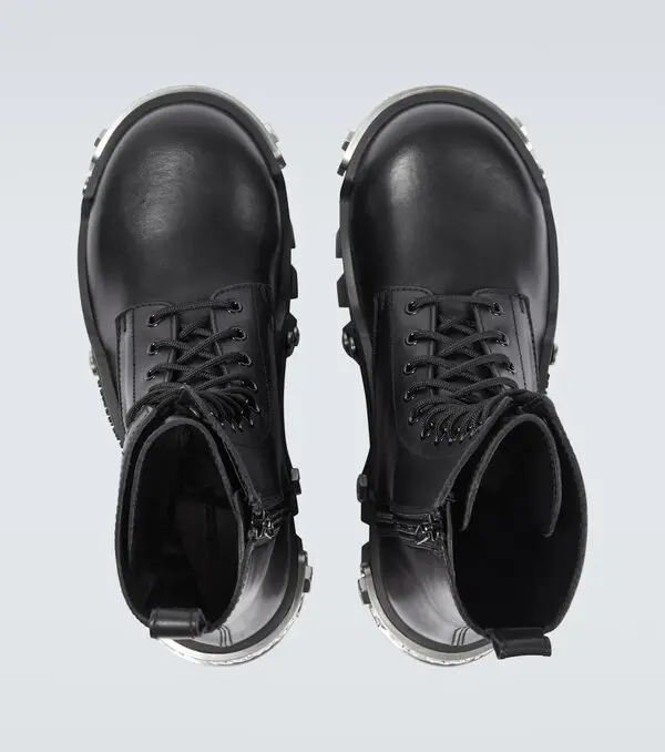 Balenciaga Bulldozer Leather Boots