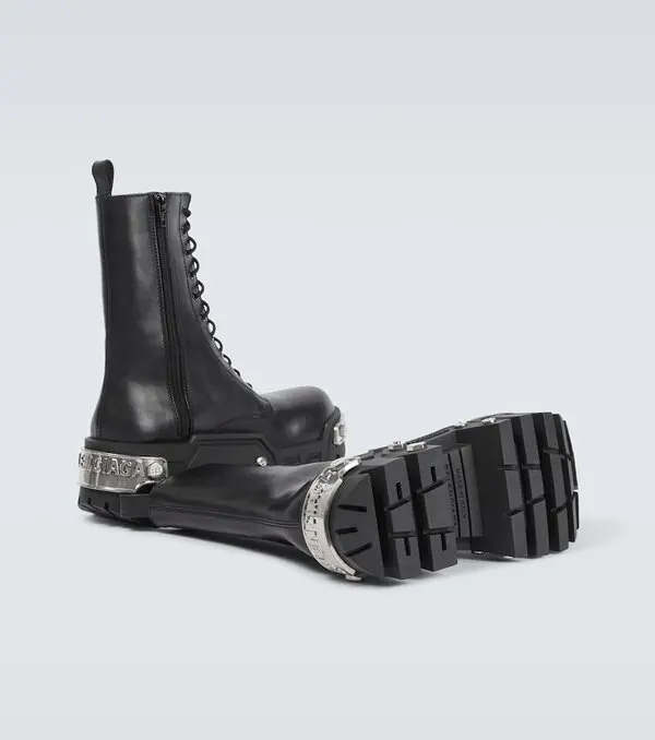 Balenciaga Bulldozer Leather Boots