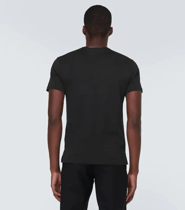 Ralph Lauren Purple Label Cotton Jersey T-shirt - Black