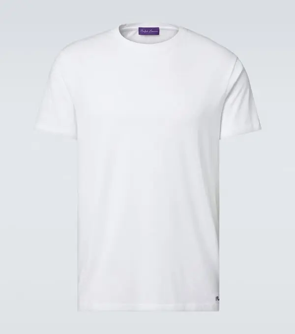 Ralph Lauren Purple Label Cotton Jersey T-shirt - White