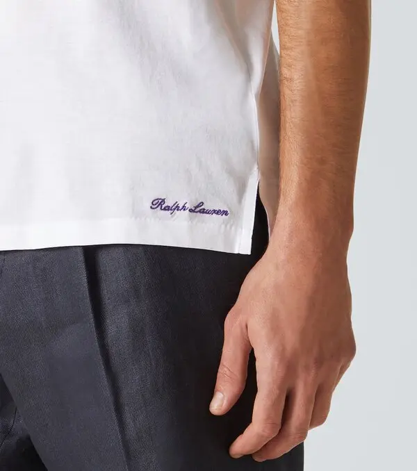 Ralph Lauren Purple Label Cotton Jersey T-shirt - White