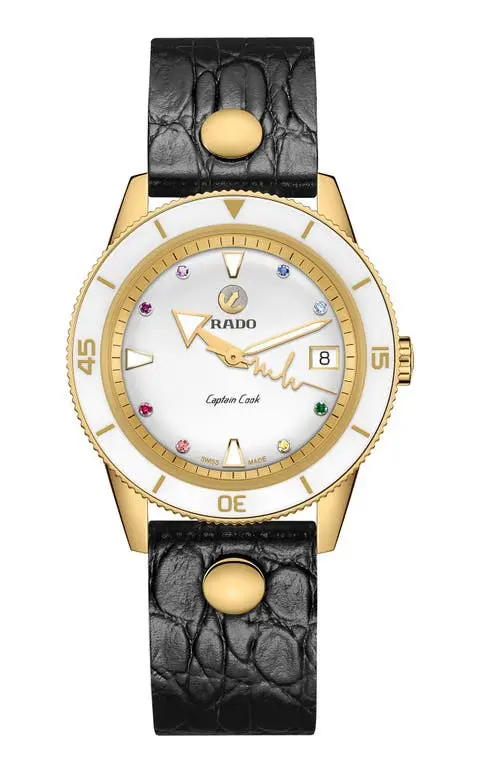 RADO Captain Cook X Marina Hoermanseder Automatic Watch - White